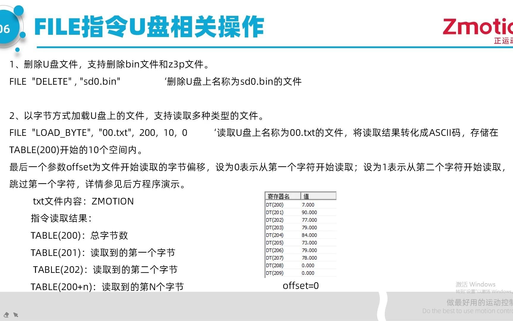 正运动技术视频教程:正运动技术运动控制器U盘接口的使用