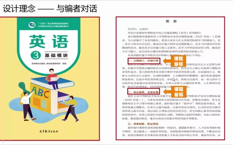 中职英语(高教版)基础模块3解读-新课标教材设计理念及应用
