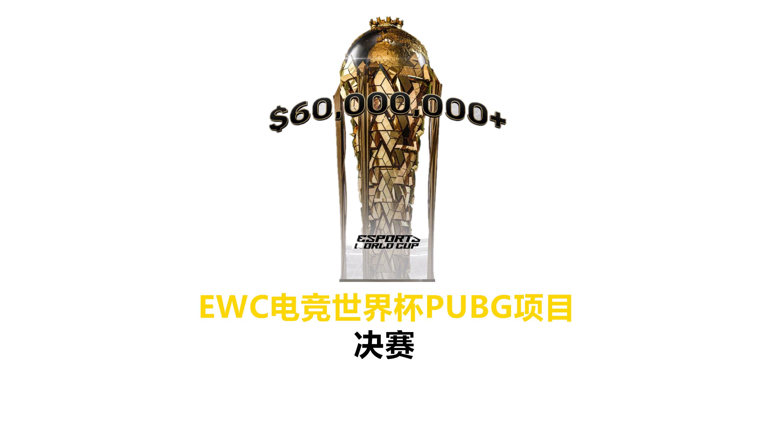 【绝地求生/PUBG】2024EWC世界杯决赛第一天(中英双流)