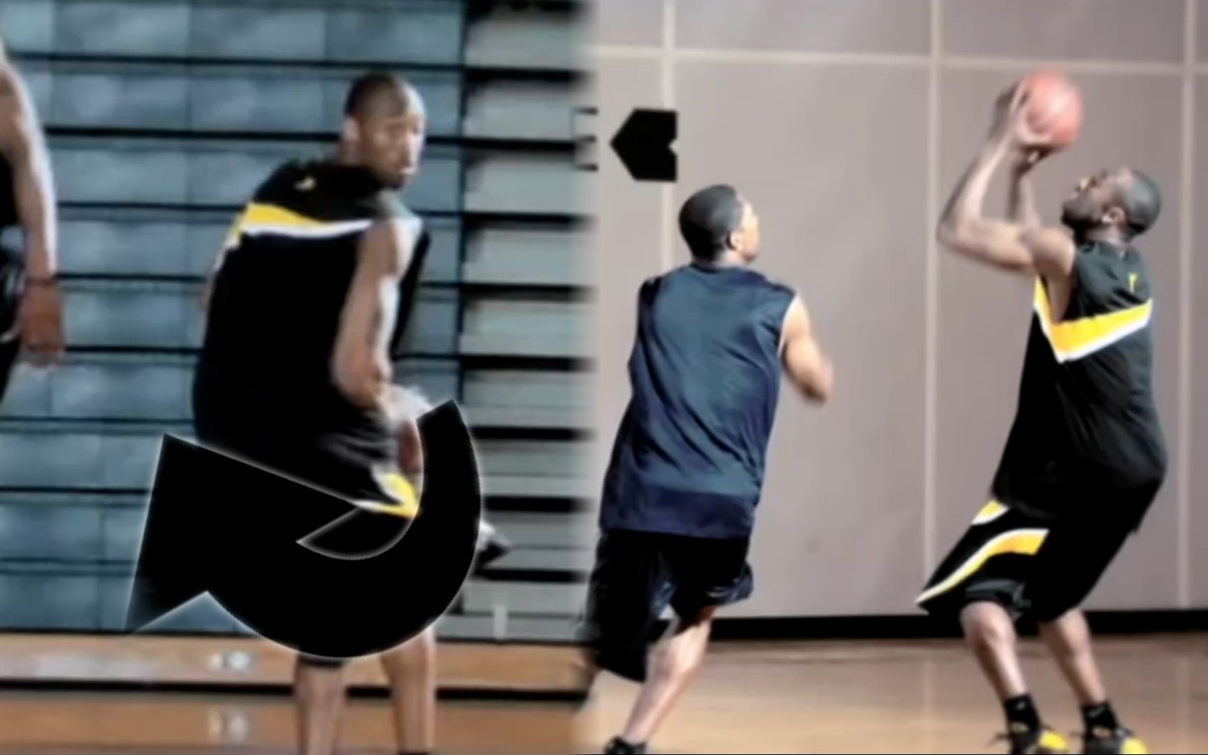 次世代NBA2k22梦幻舞步教学之——科比绝招假投转身(前转身接后...