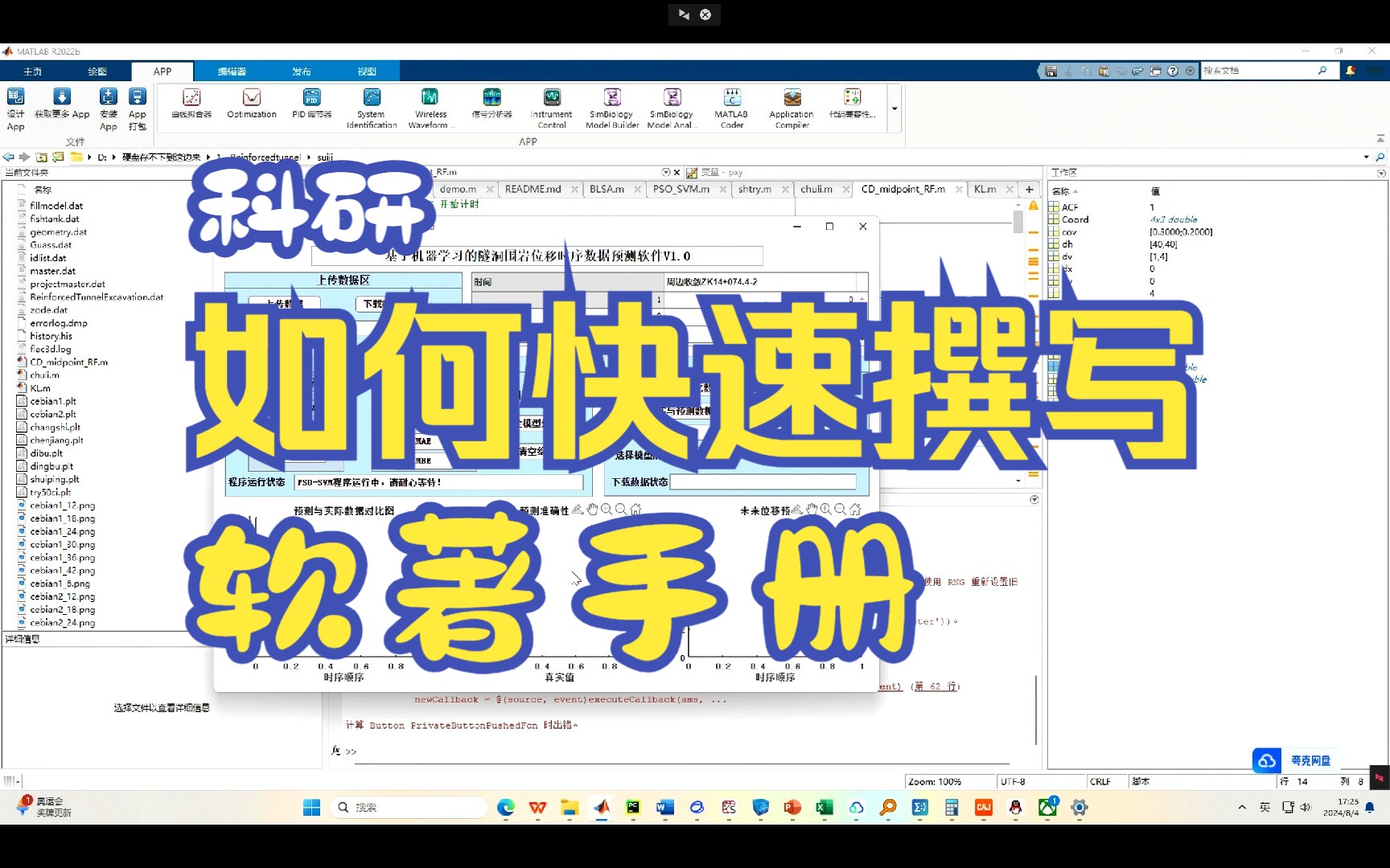基于MATLAB的软著撰写流程(涉及时序回归预测)