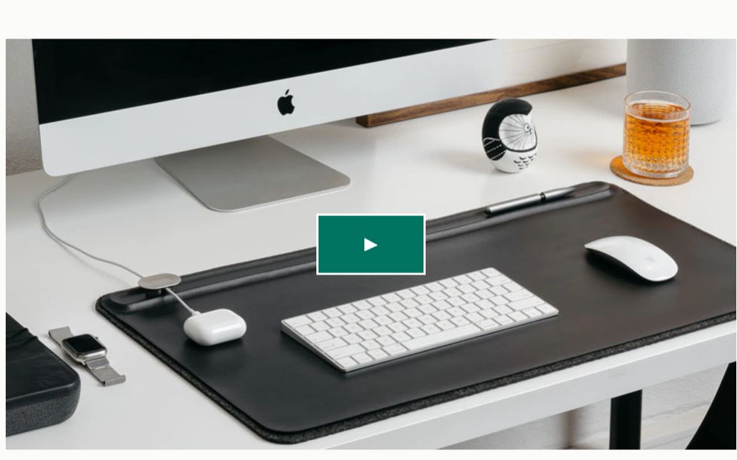 Kickstarter众筹 | Orbitkey Desk Mat,内置组织功能的智能办公桌垫
