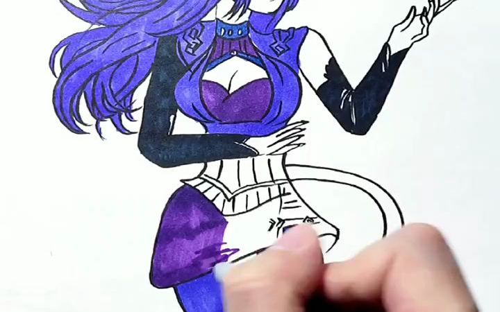 斗罗大陆朱竹清简笔画