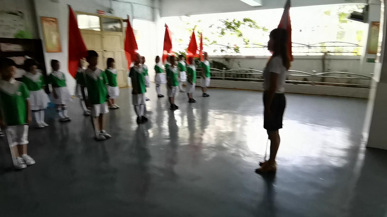 少先队队前教育之旗手训练
