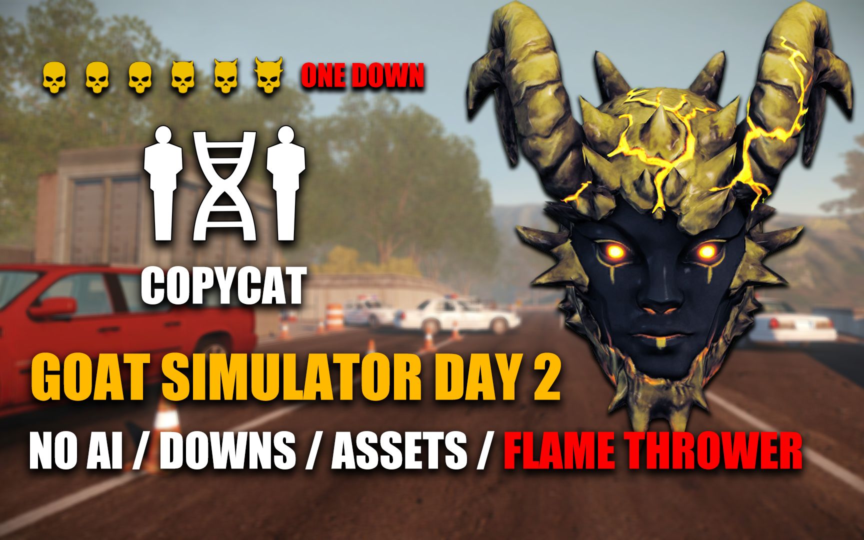 收获日2 新天赋模仿犯 喷火器 无AI单突 DSOD 模拟山羊Day2 0倒 无...