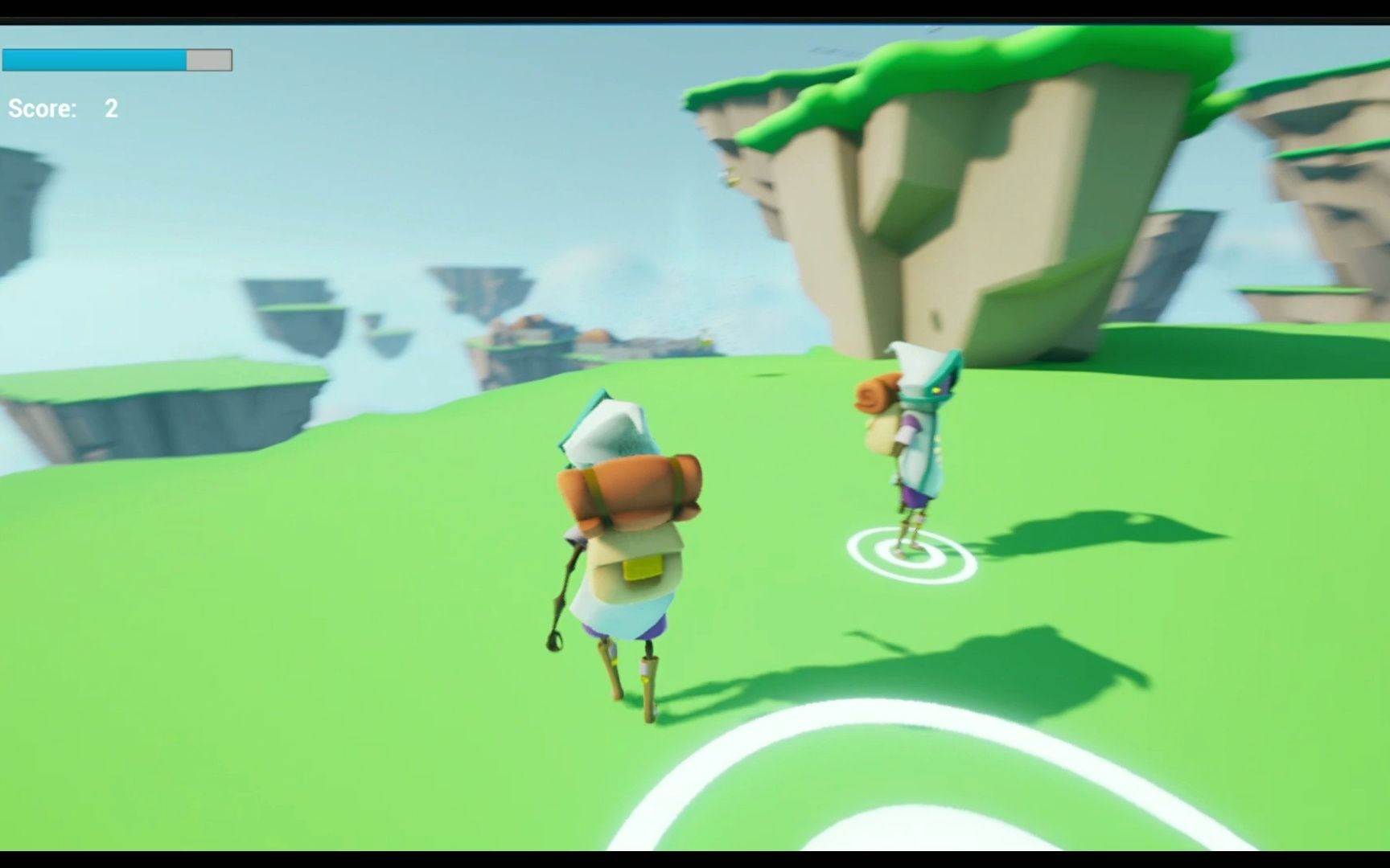 用Unreal Engine5做的简单闯关游戏