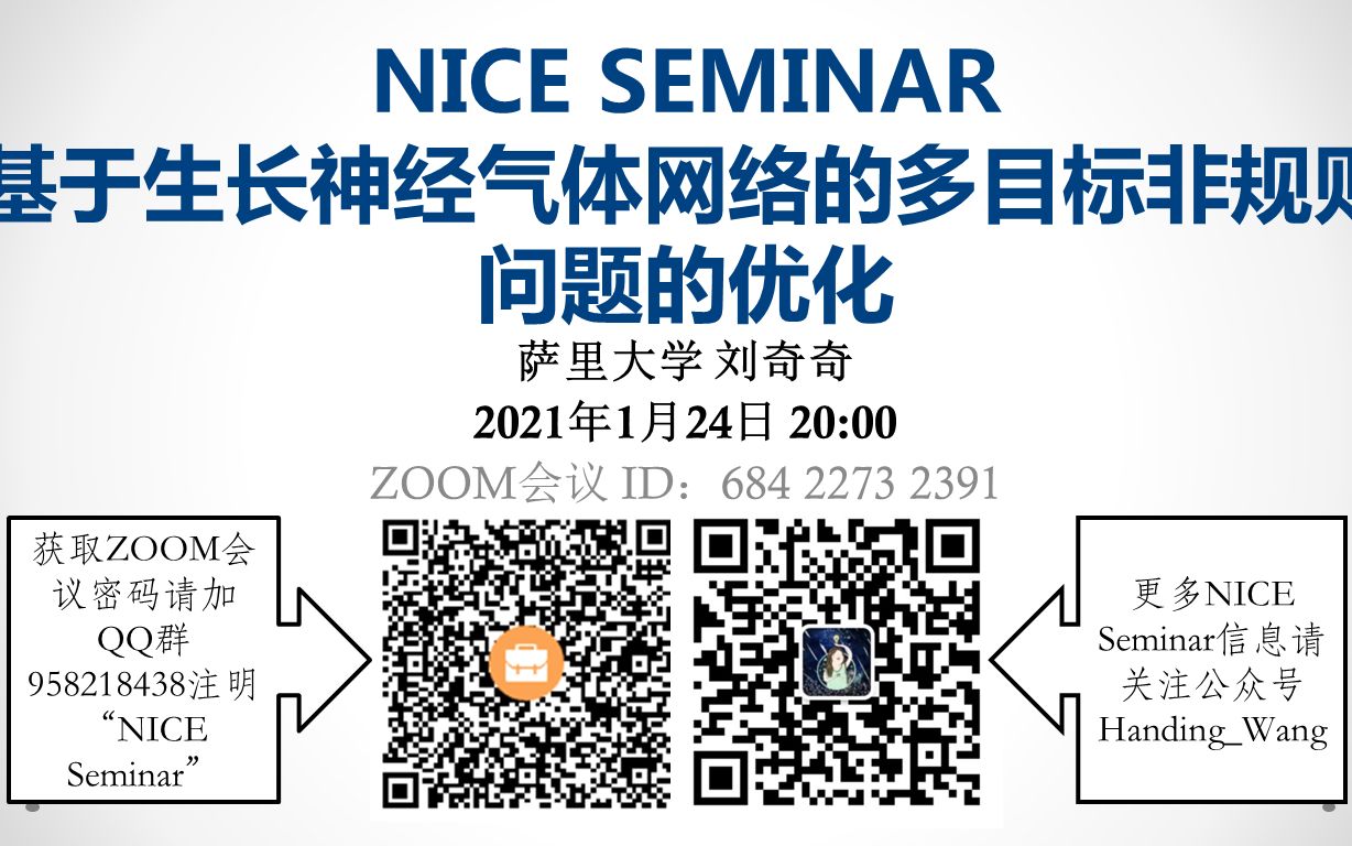 ...:基于生长神经气体网络的多目标非规则问题的优化(萨里大学刘奇奇)