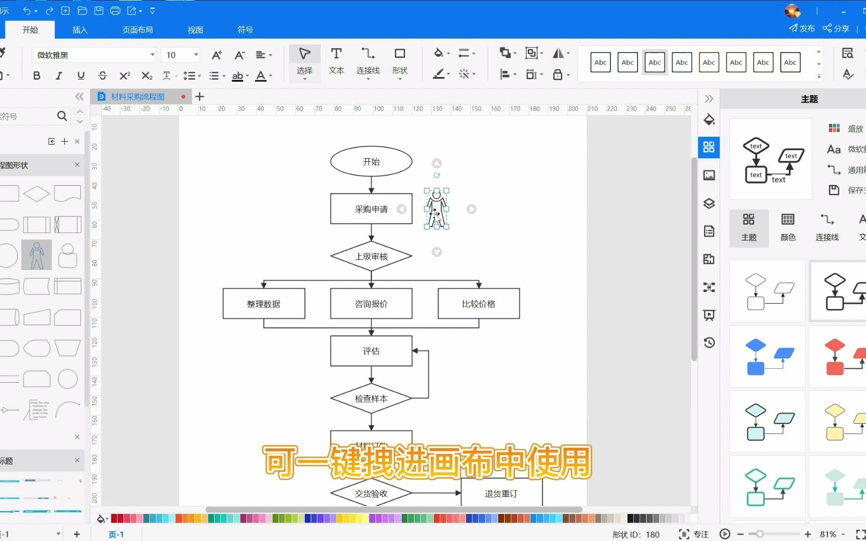 材料采购图怎么绘制