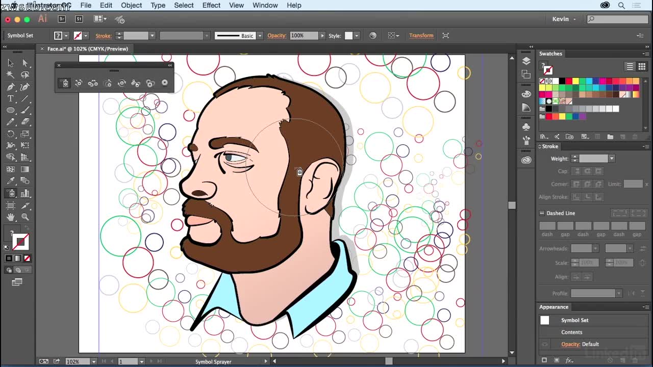 Lynda中文字幕 Adobe Illustrator:如何使用Wacom绘画板 Illustrator: ...