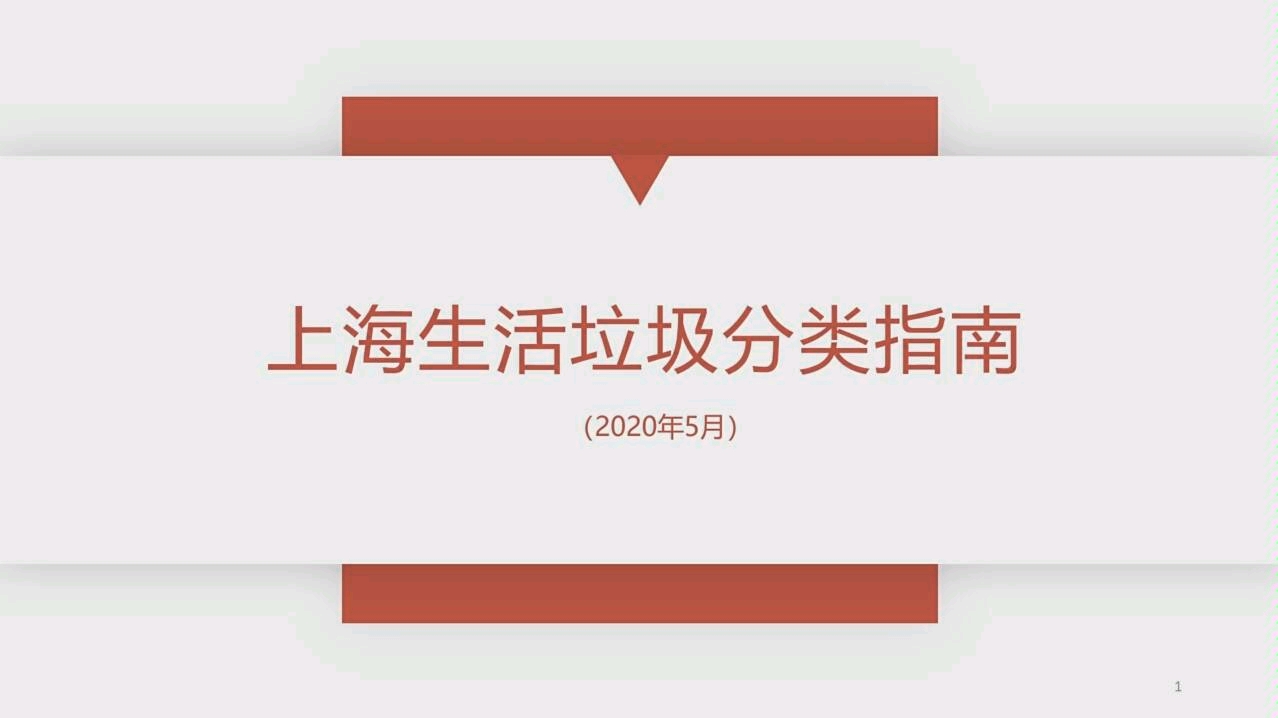 上海市垃圾分类指南