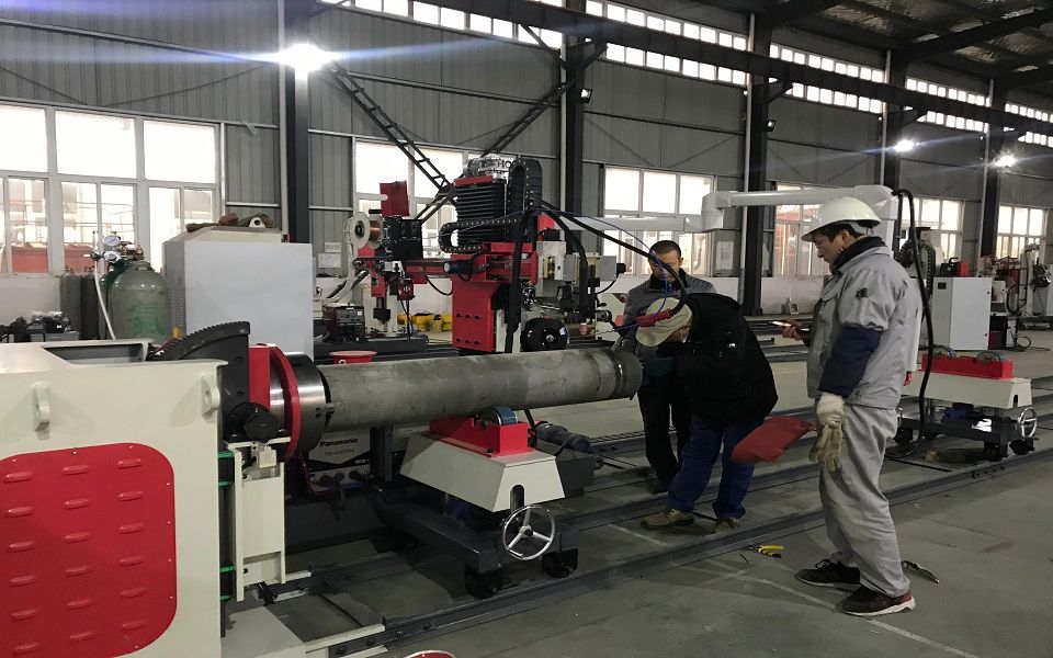 自动氩弧焊机_前山管道自动焊机_平焊法兰自动焊机