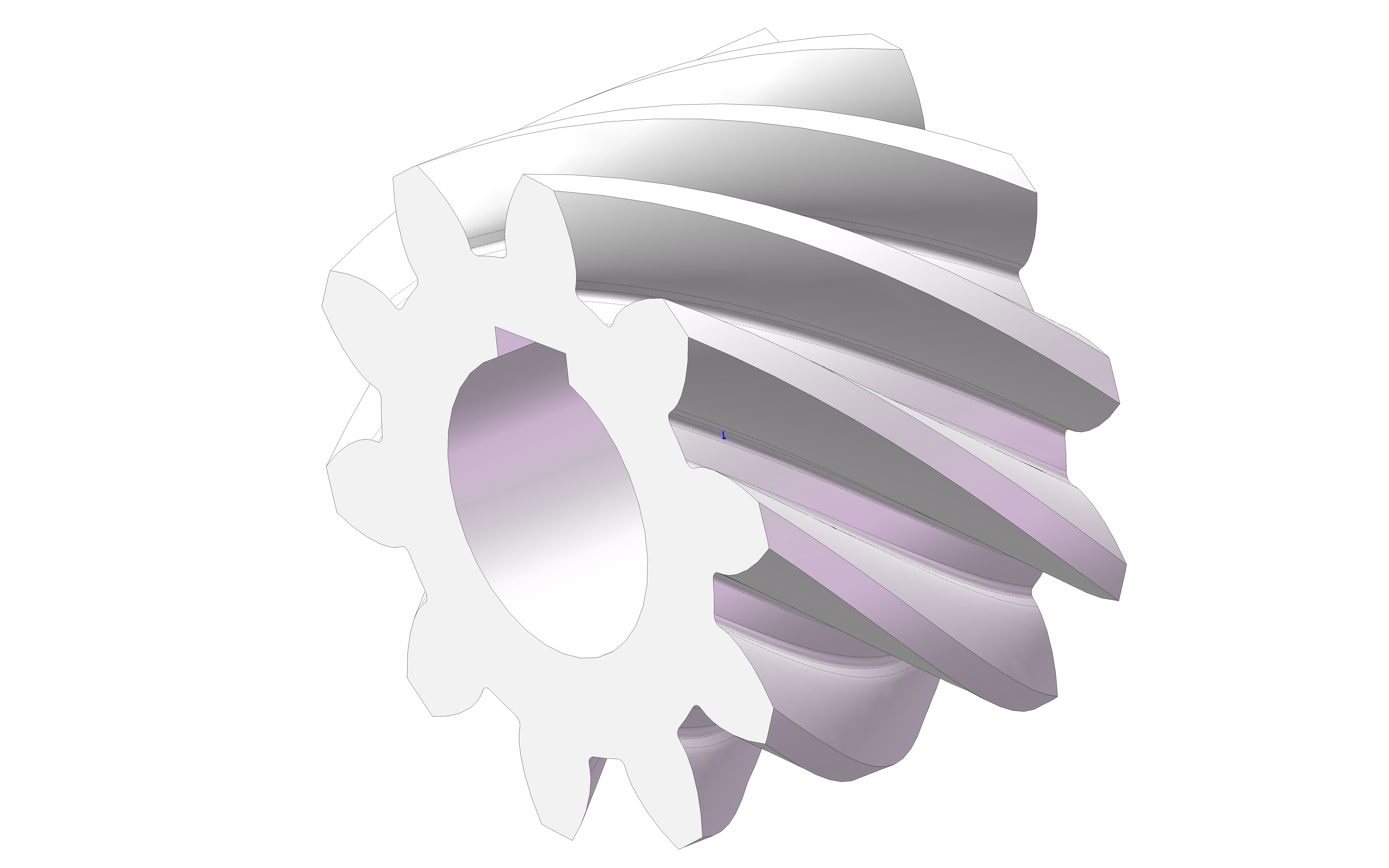04参数化设计渐开线斜齿轮1[SolidWorks方程式系列]