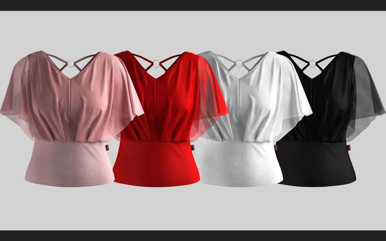 【CLO】做一个简单的3D走秀