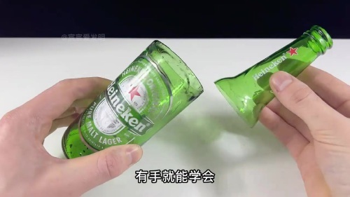 老师傅压箱底绝活,教你一招,如何完美切割玻璃瓶