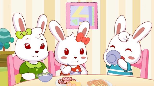 《珍惜粮食,杜绝浪费》兔小贝少儿益智公益动画