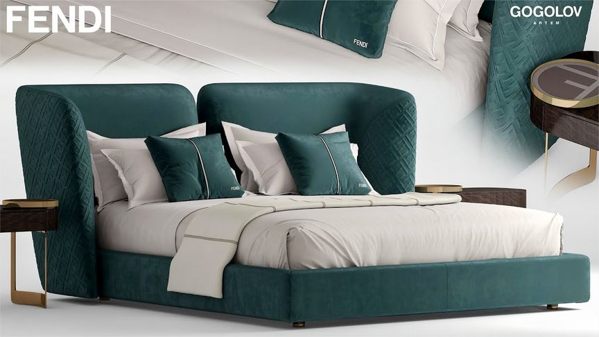 3DMAX现代床建模案例186(必收藏)