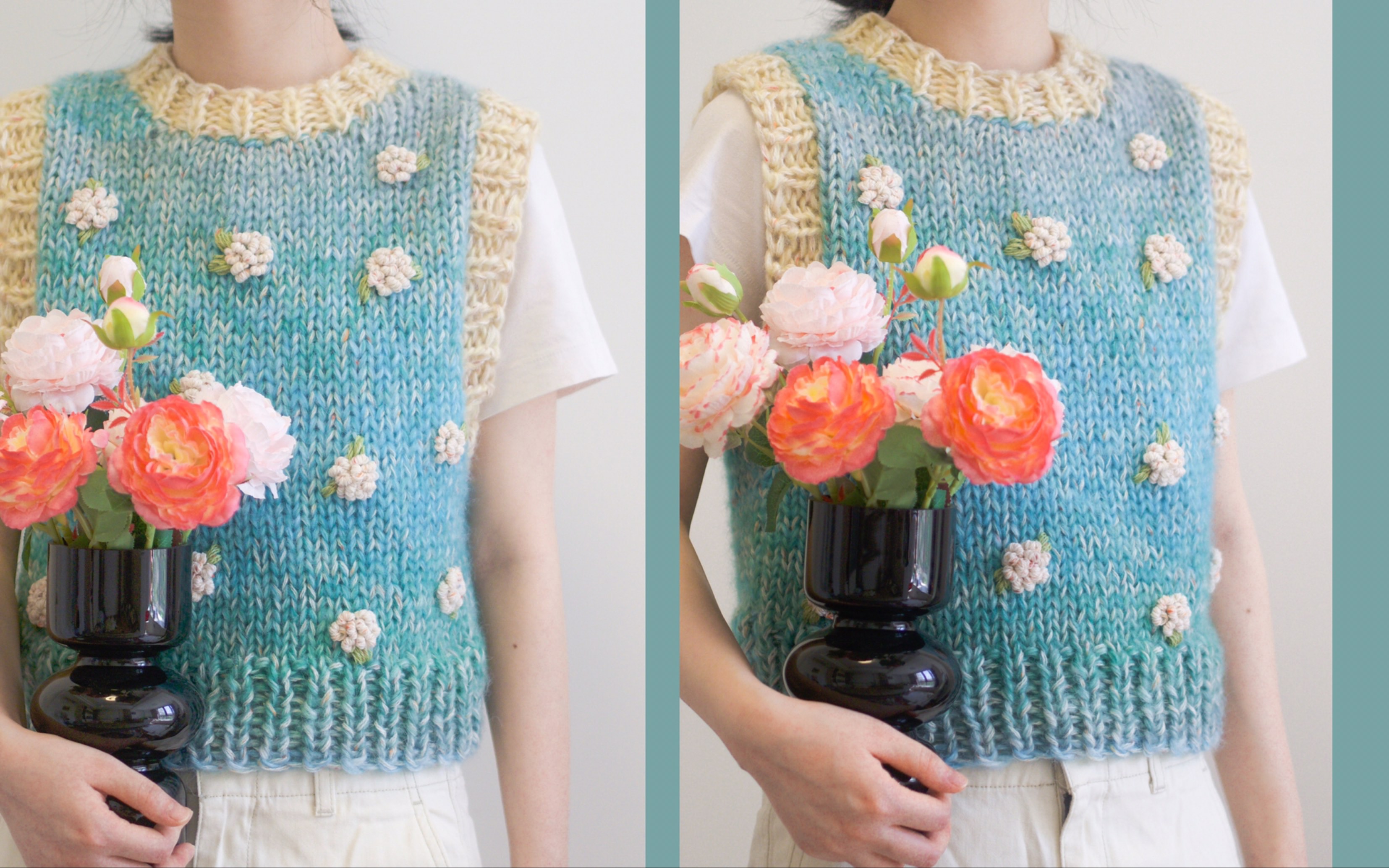 零基础学织毛线背心|视频教程