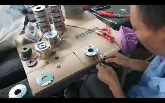 电磁失电制动器断电刹车器测试组装中