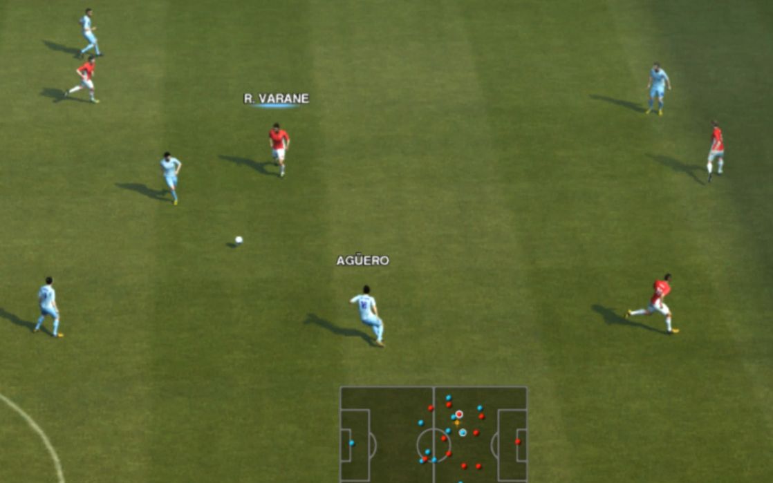 实况足球录像:124英超第34轮阿森纳(全替补)客场vs曼城