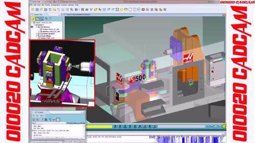 超级实用的数控仿真软件VERICUT模拟哈斯CNC加工