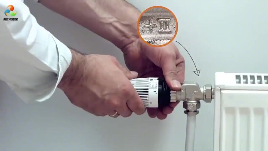 家里暖气片装这个阀门方便多了,温度控制很好用