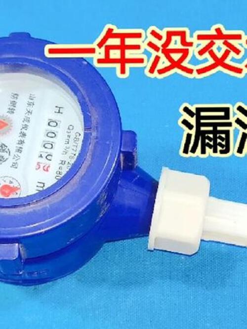 农村水表有猫腻,小伙插入一根铁丝,水表不转,一年都没交过水费