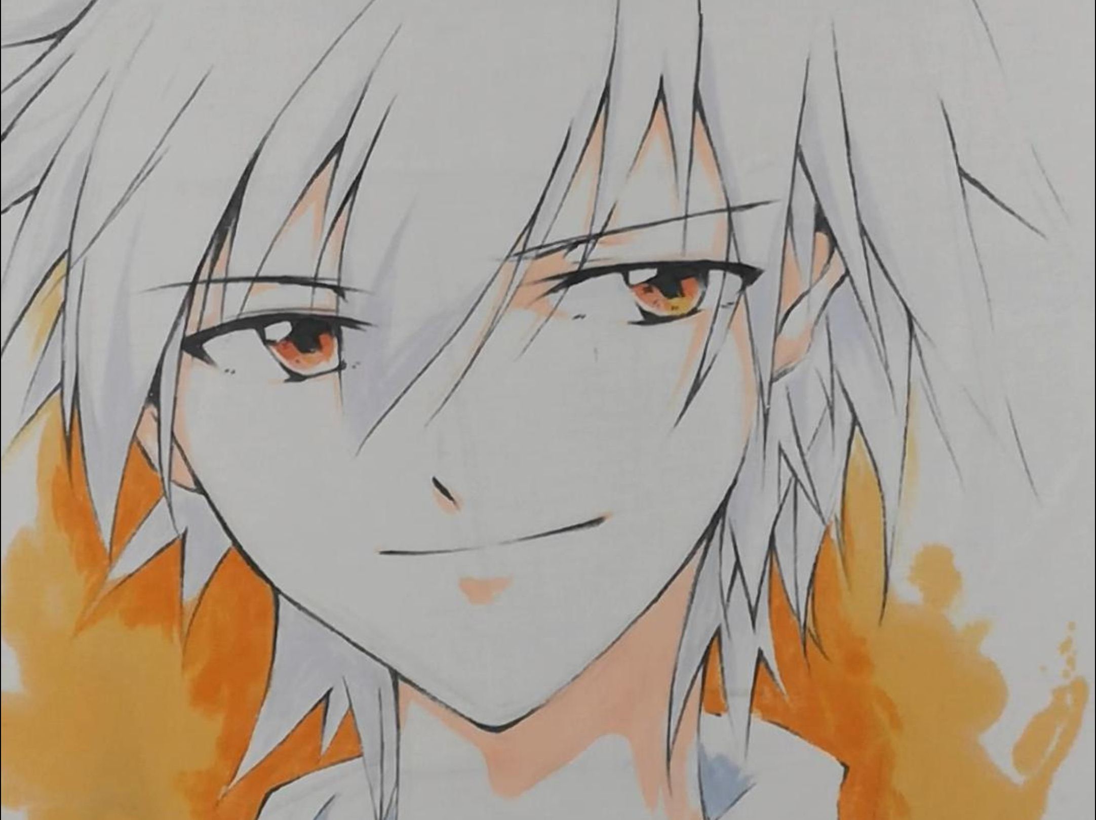 纯手绘的水视频,看我画的渚薰怎么样