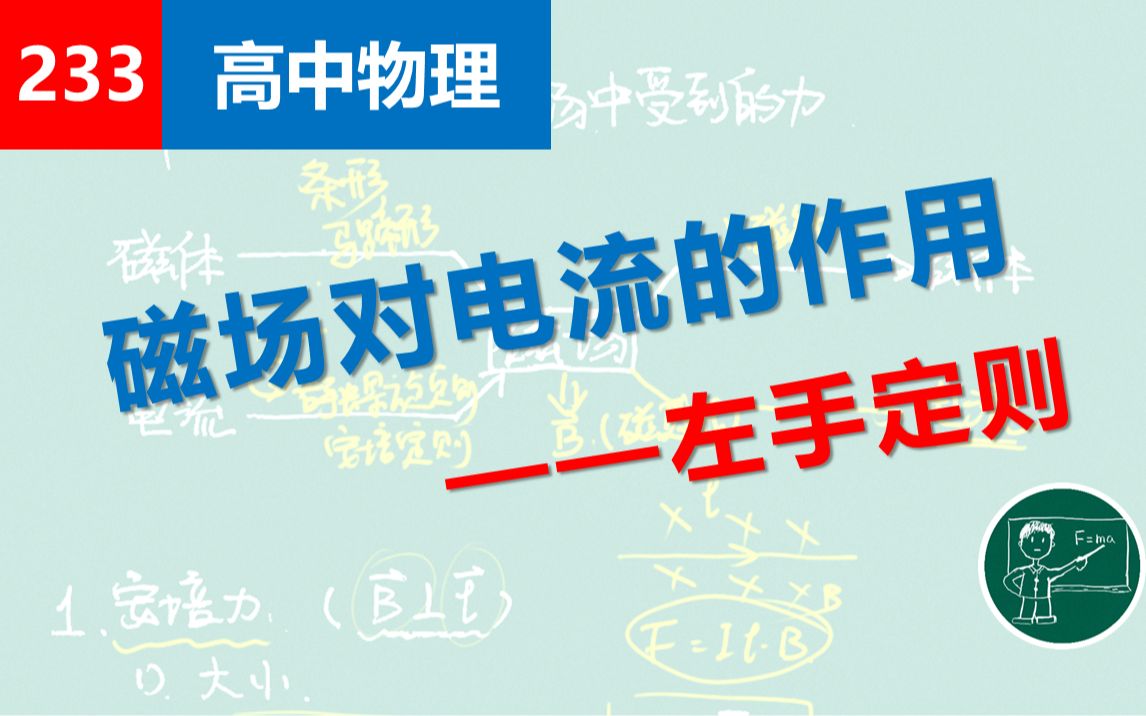 【高中物理】233磁场对电流的作用(左手定则)