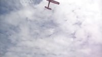 红雀橡筋飞机 暴改遥控无刷板 悠闲飞行 草降拿大顶