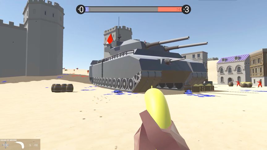 北辰解说 战地模拟器:P1000巨鼠重型坦克攻城,20秒拿下一座城