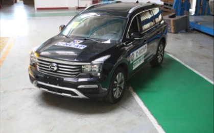 2017 广汽传祺 GS8 全面碰撞测试 c-ncap