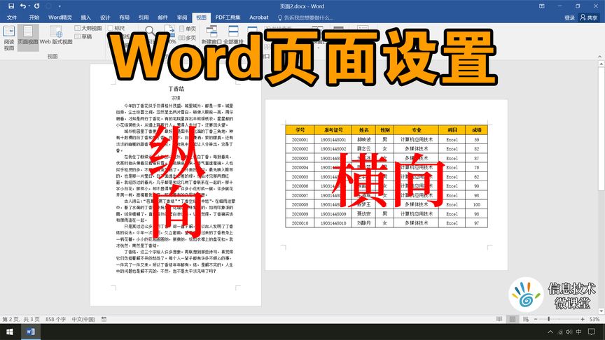 轻松玩转Word页面,让页面既有纵向又有横向