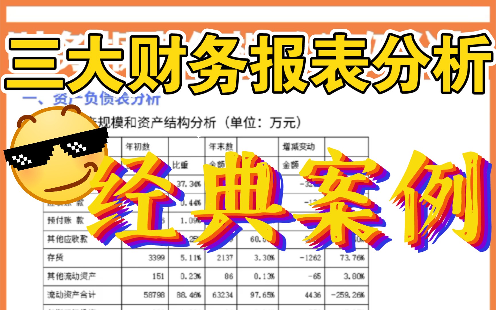 三大报表细节分析模板及经典案例分析!赶紧收藏!|会计实操|实操|财会|...