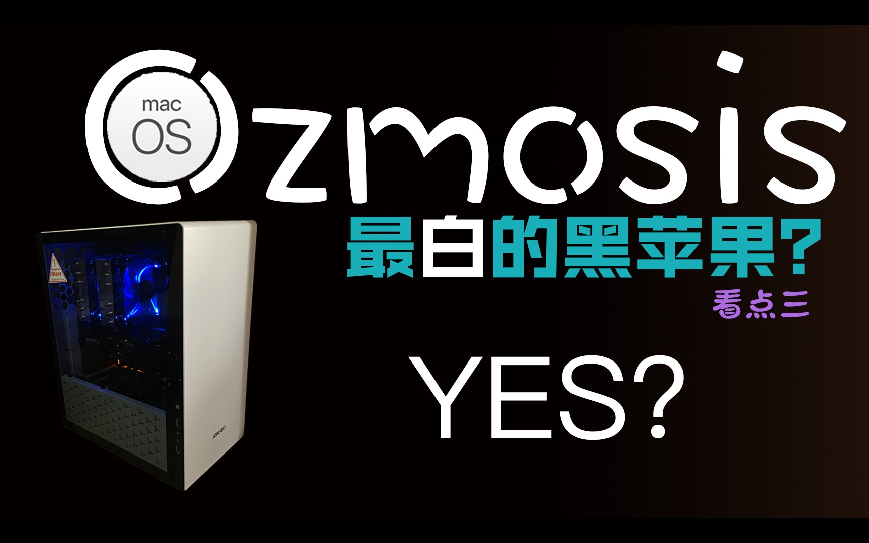 最白的黑苹果?Ozmosis体验、小科普及黑果选择建议【看点第3期】