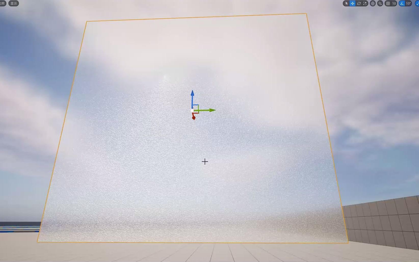 UE快速制作磨砂玻璃