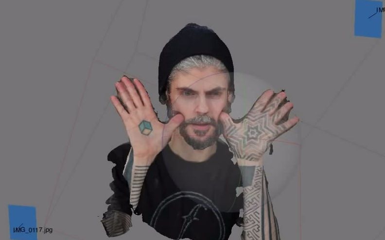 【照片建模】Agisoft Photoscan multiple camera 3D scan of a head, ...
