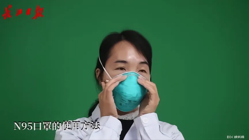 预防新型冠状病毒:疾控专家演示正确戴口罩洗手方法