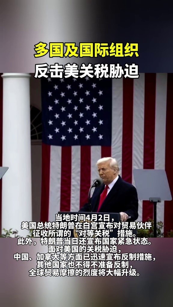 多国及国际组织反击美关税胁迫#关税