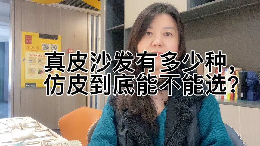 真皮沙发有多少种,仿皮沙发到底能不能选?