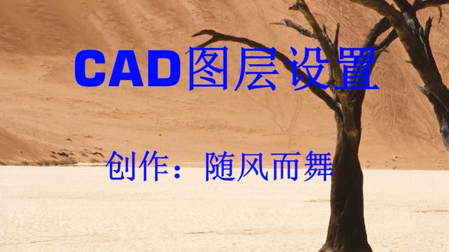 CAD图层设置