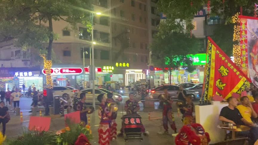 #醒狮表演 发个打鼓视频精神下#醒狮文化 #开业大吉财源滚滚