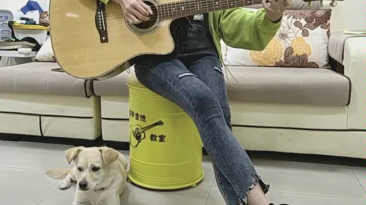 单音练熟以后加和弦。#音乐人值周号 #吉他教程 #吉他教学 #吉他...