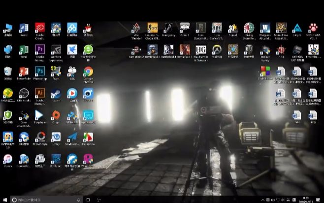 【超炫的电脑桌面】最牛逼的电脑桌面,像看完一部好莱坞大片的感觉