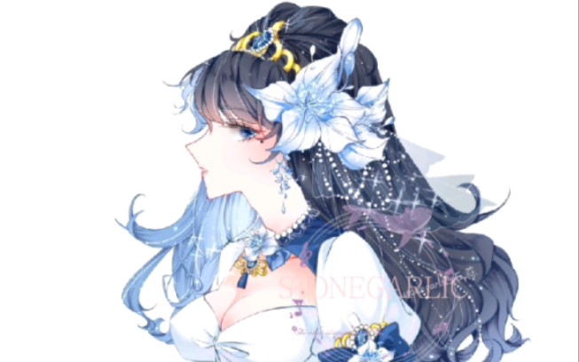 一个自己的画世界上色教程(仅供参考)