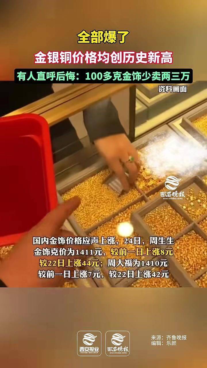 全部爆了!#金银铜价格均创历史新高
