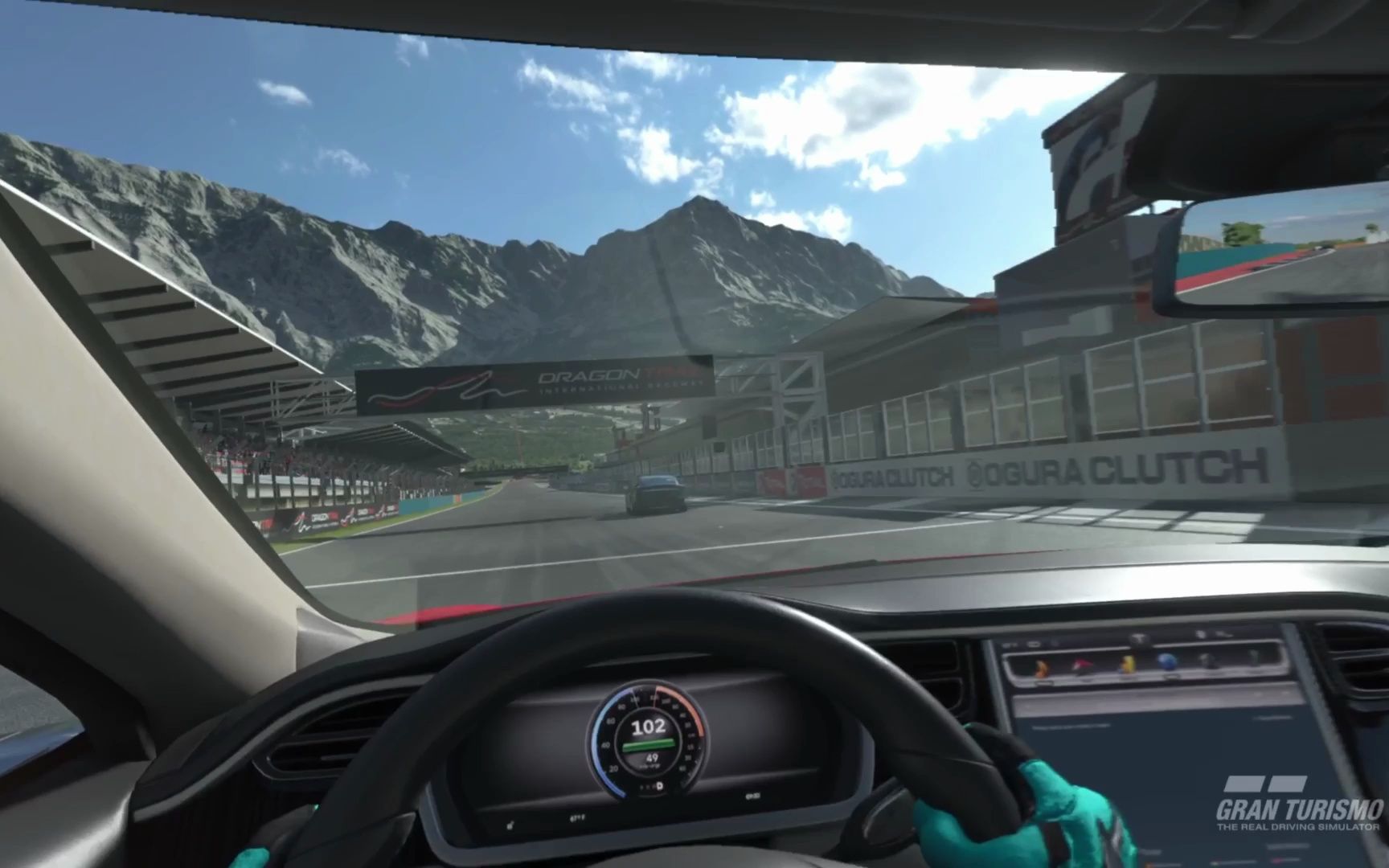 GT7 VR模式UI全关跑圈系列3 特斯拉S