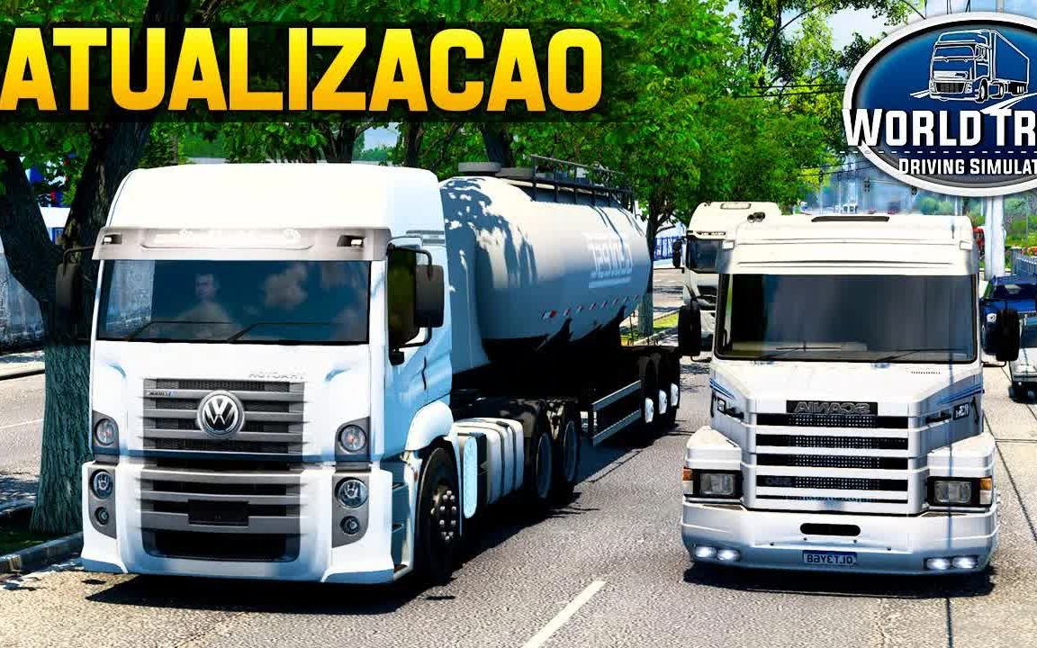 世界卡车驾驶模拟器更新:新车和MUITO交通!