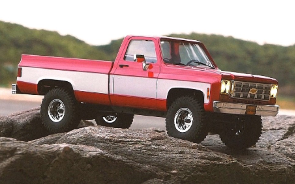 【4K攀爬大片】FMS遥控攀爬车 1/18 雪佛兰K10模型遥控皮卡 遥控车