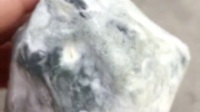 缅甸翡翠原石开窗,高冰,玻璃种