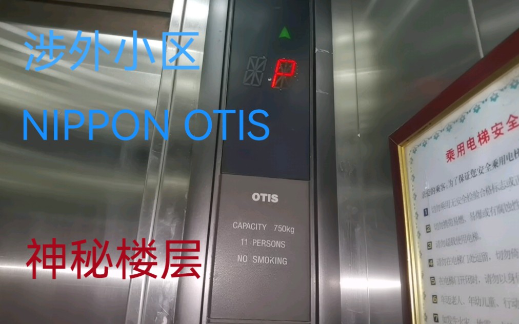 【锅盖楼】日本进口OTIS 电梯,含有特殊楼层,位于浦东的涉外小区内